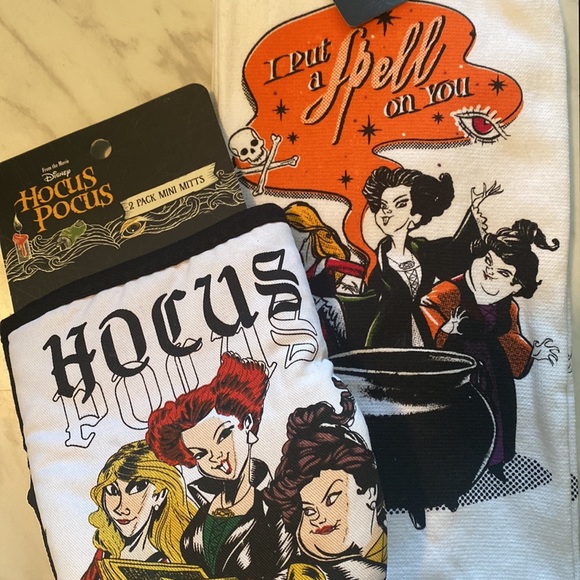 Disney | Holiday | Disney Hocus Pocus Kitchen Set 2 Hand Towels 2 Mini ...